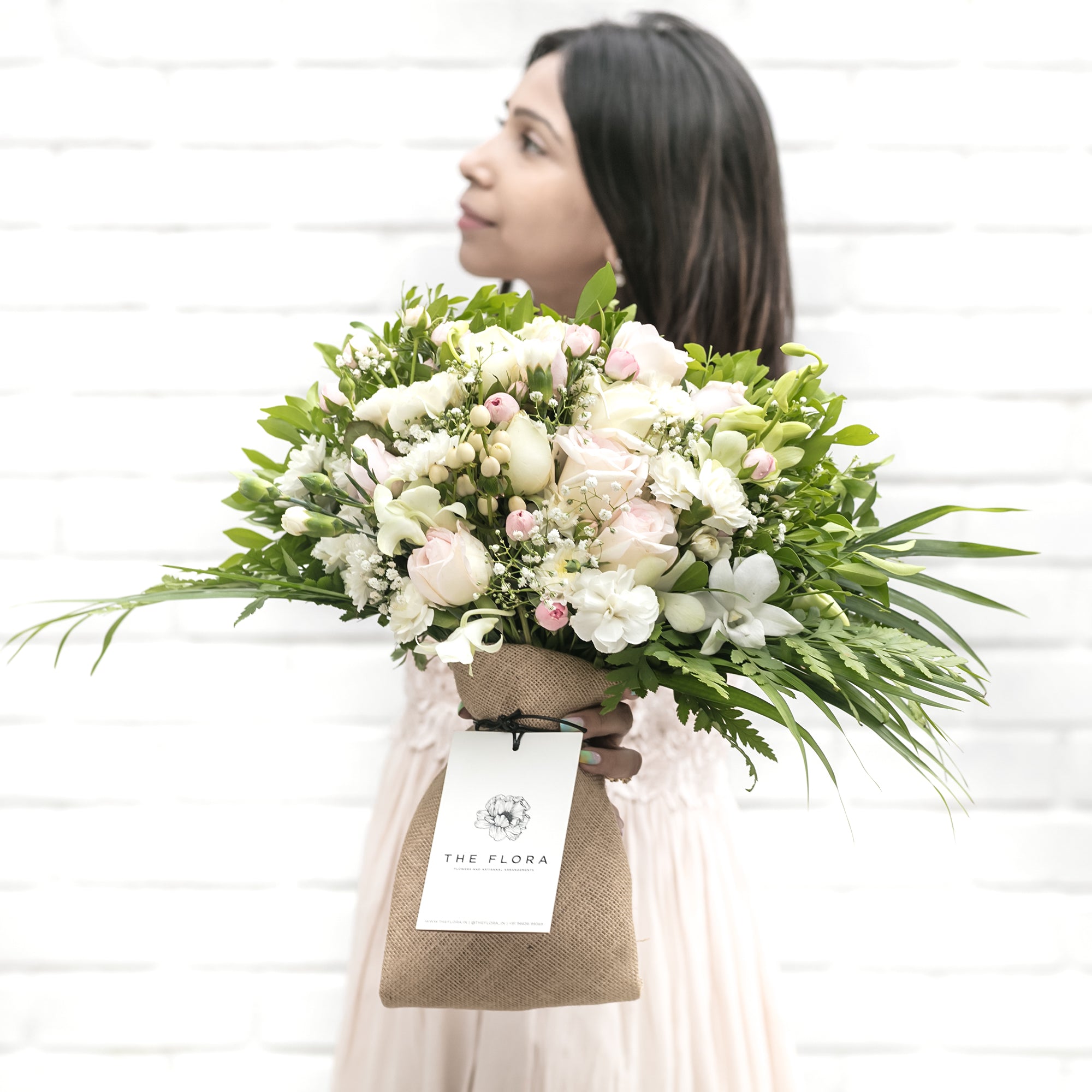 Dainty Pastels - Order Flower Bouquets in Delhi - The Flora